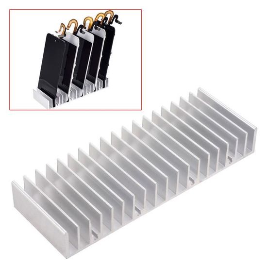 Support de circuit imprimé en aluminium antistatique, métal, fentes de ...