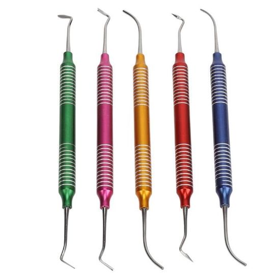 Mxzzand curette dentaire Curettes dentaires Gracey, 5 pièces ...