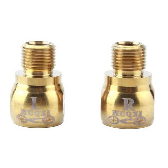 2x1 Paire Vélo Vélo Fixie Pédale Extender Adaptateurs Extension Vis ...