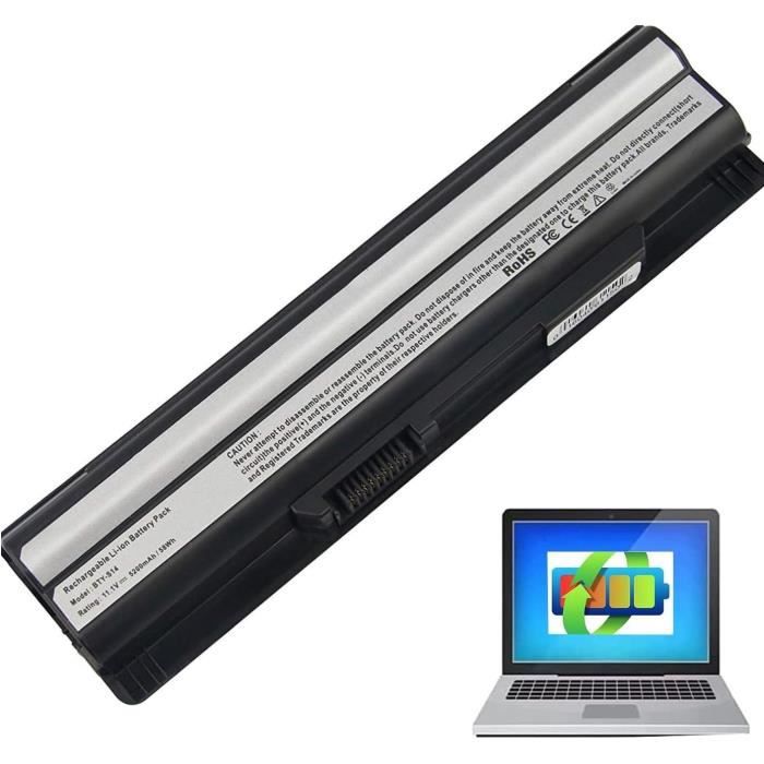 BTY-S14 BTY-S15 40029150 MSI6A200SSSA1 Batterie pour MSI CR61 CR650 ...
