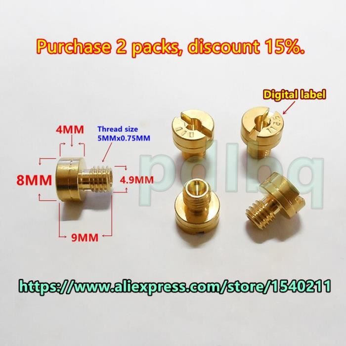 Carburateur de moto N100.604, grand jet principal rond TTR TM FZR BS EN ...