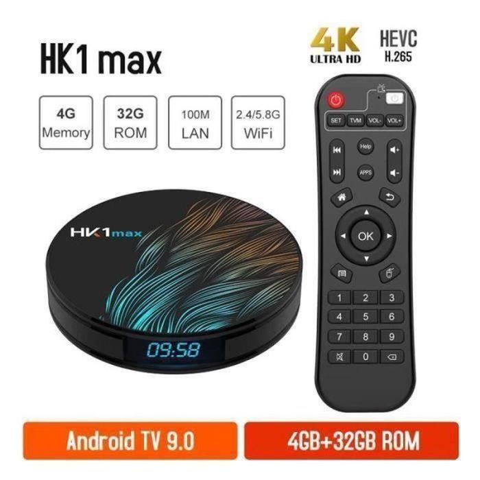 CG26603-HK1 MAX Tv Box 90 4 Go + 32Go 24G-5GWifi BT40 RK3318 Quad 4K ...