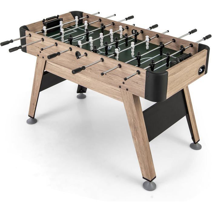 Table de Baby-foot 138 cm COSTWAY-2 à 4 Joueurs-2 Ballons,26 Joueurs,2 ...