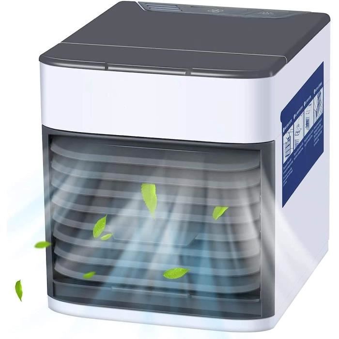 Cool Air Climatiseur, Portatif 4-En-1 Climatiseur Cube - 3 Vitesses ...