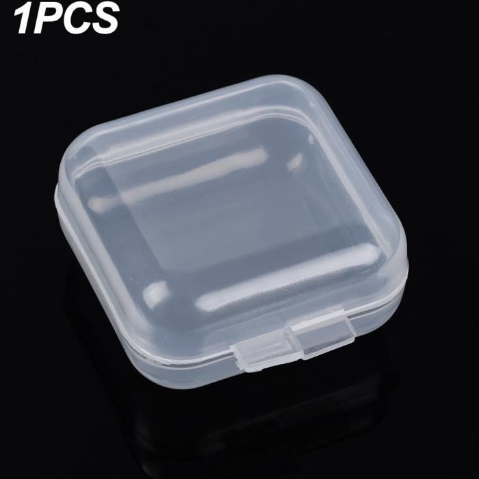 Boîte de rangement transparente - Mini - Plastique - 50 pièces - Bijoux ...