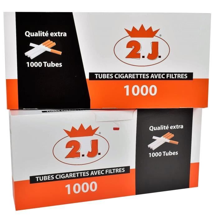 2000 Tubes À Cigarette, Lot De 2 Boites De 1000 Tubes Cigarettes Haut ...