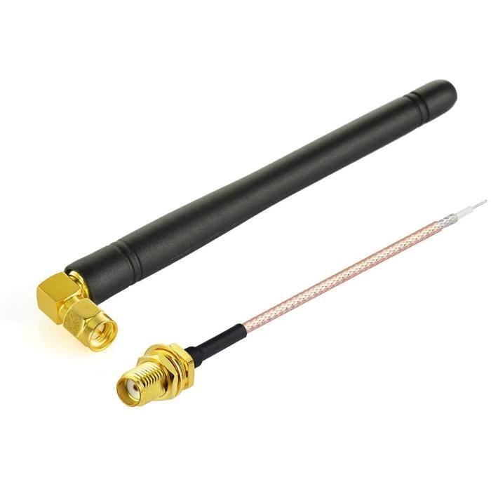 868 MHz Antenne SMA Omnidirectionnel Vertical Adaptateur SMA Male +SMA ...