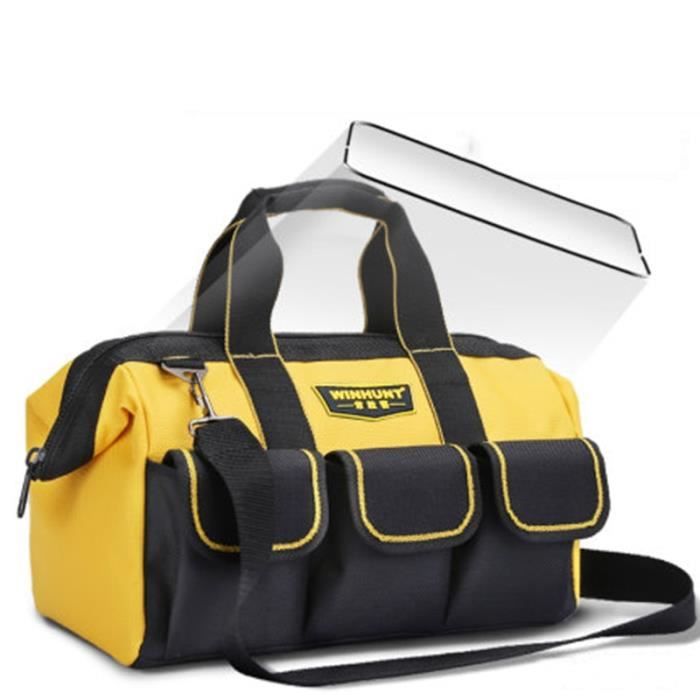 SAC A OUTIL,Sac à outils Portable en toile étanche avec roues,pochette ...