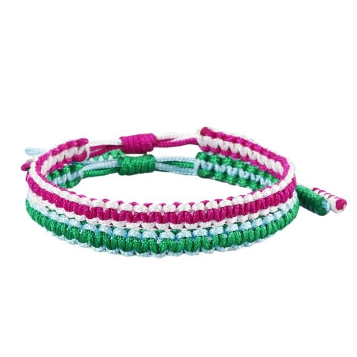 Bracelets tressés en corde pour hommes et femmes 14 styles bijoux ...