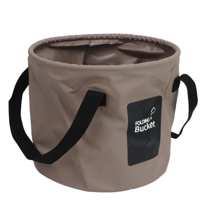 TAM Seau pliable,10L Seau à eau pliant multifonctionnel, pour voyage en ...