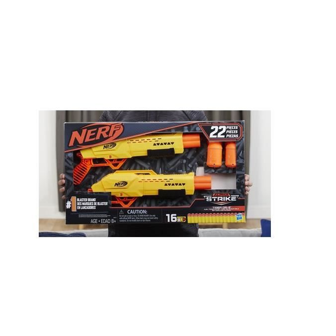 HASBRO Nerf Alphastrike - Tiger DB2 - 2 Pistolet A Double Canon + 16 ...