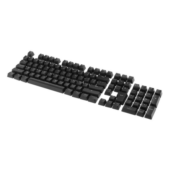 104 Keycaps Set Rétro-Éclairé Translucide Police OEM Profil Keyset pour ...