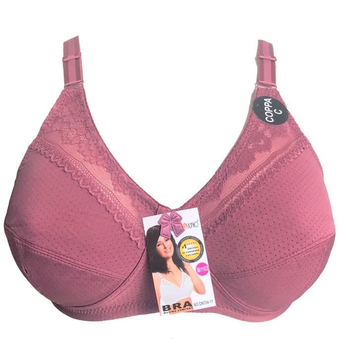 Soutien gorge 90C sans armatures rose petits trous et dentelle lingerie femme Rose - Cdiscount ...