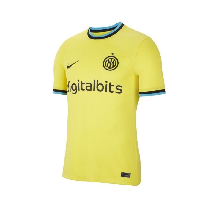 Maillot Inter Milan Third 2022/2023 Jaune 100 % Polyester - Cdiscount Sport