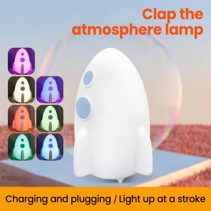 LED Veilleuse Enfants-7 Couleurs Lumiere LED Veilleuse Enfant ...