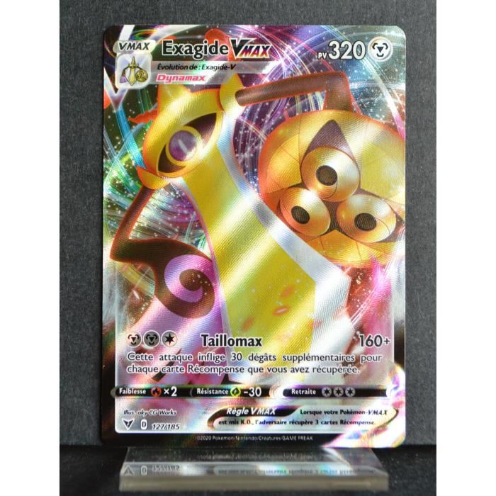 Carte Pokémon Exagide VMAX 320 PV 127-185 EB04 - Voltage Eclatant NEUF ...