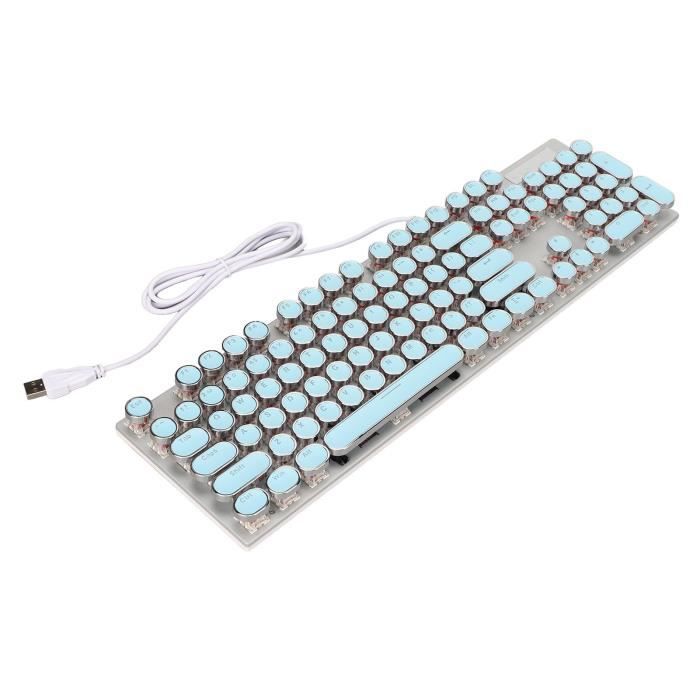 TMISHION Clavier mécanique RVB Clavier de jeu mécanique de style ...