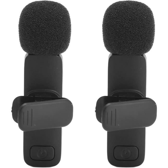 Microphone Lavalier Sans Fil, Connecteur 3,5 Mm Réduction Intelligente ...