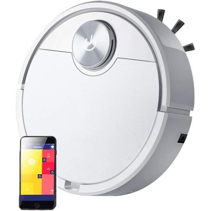Aspirateur Robotique Connecté Wifi Map, Mise À Niveau 2000 Pa Avec ...