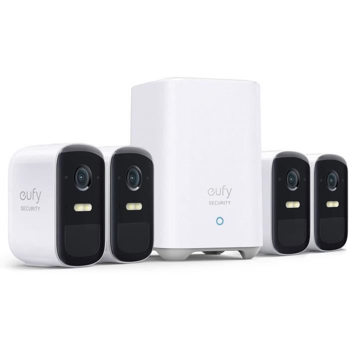 Eufycam 2C Pro, Camera Surveillance Wifi Exterieure Sans Fil, Autonomie ...