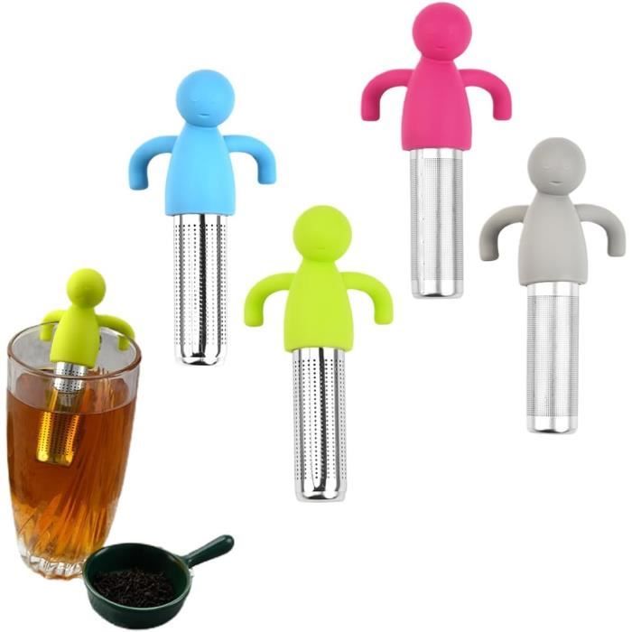Set De 4 Infuseur À Thé,Boule A The, Pour Thé En Vrac, Pour Verres ...