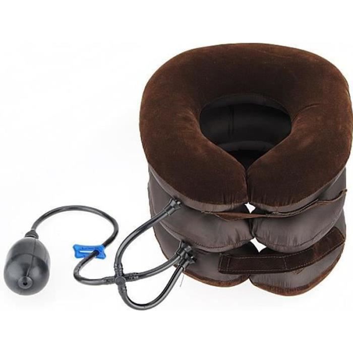 LPP00431-Collier Cervical Minerve Magnétique Gonflable Traction ...