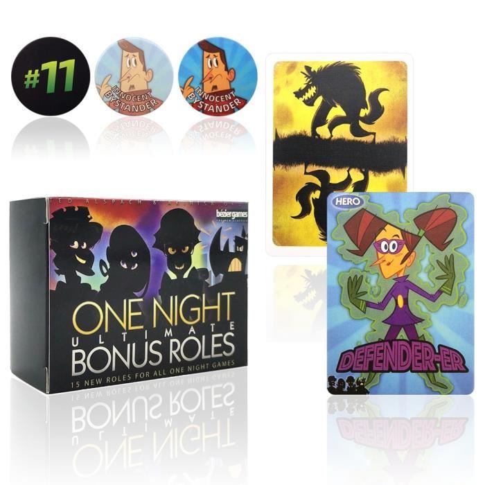 Bonus roles -Jeu de cartes de vampire One Night Ultimate wolf,une nuit ...