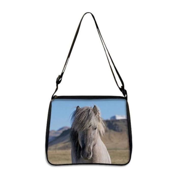 LL11902-SAC A MAIN,Sacs à main cheval en toile pour femmes. élégants ...