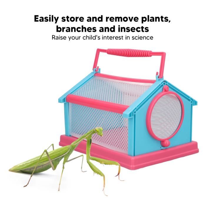 Boîte À Insectes Poignée Portable Couverture Ventilée Respirante ...