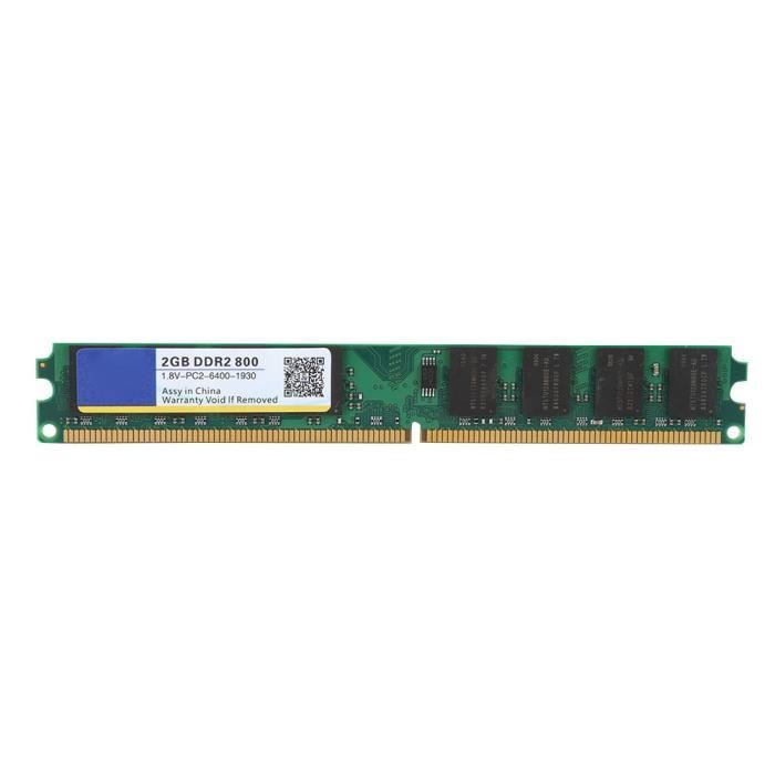 Mémoire RAM d'ordinateur de bureau DDR2 800 2G pour Intel/AMD ...