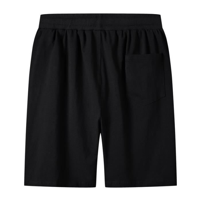 Short Homme Ete Taille Elastique Grande Taille Mode Casual Short Coton ...