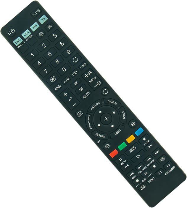 Rm-Ed006 Télécommande Remplacée-Fit Pour Télécommande Tv Sony Rmed006 ...