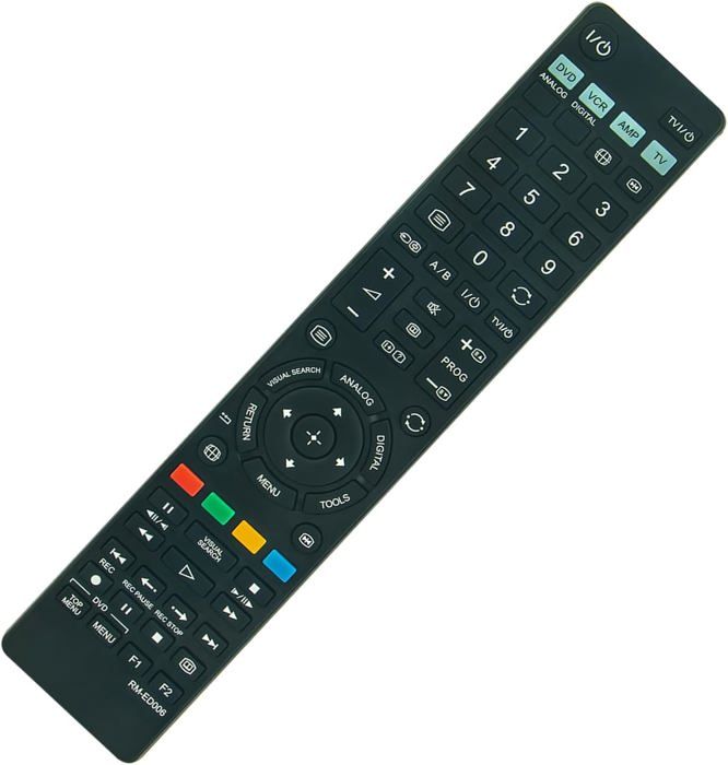Rm-Ed006 Télécommande Remplacée-Fit Pour Télécommande Tv Sony Rmed006 ...