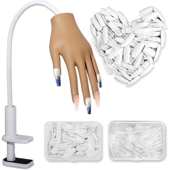 Yokilly Main d Entrainement Pour Ongle,Silicone Main D'entrainement ...