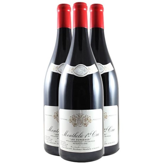 Monthélie 1er cru Les Duresses Rouge 2017 - Lot de 3x75cl - Domaine ...