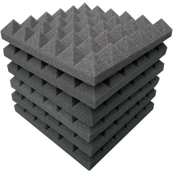 6 Panneaux En Mousse Acoustique, Panneaux Acoustiques En Mousse De ...