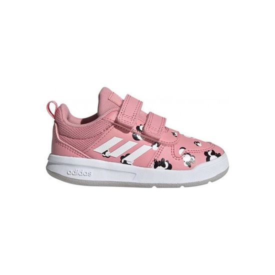 Basket à scratch print Minnie - Adidas - Enfant Rose - Cdiscount Chaussures