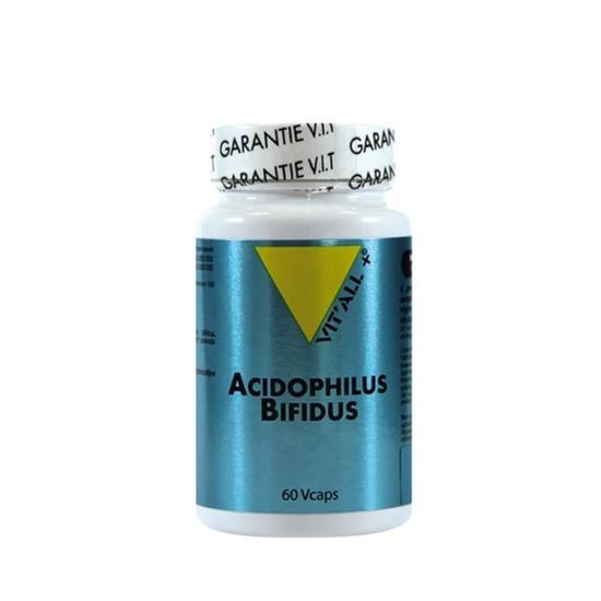 Vit'all+ Acidophilus Bifidus 60 gélules végétales - Cdiscount Au quotidien