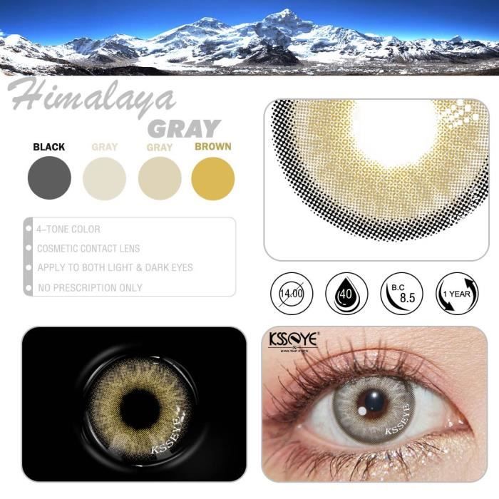 Lentilles de Contact des yeux, série Himalaya islande russian irl, mode ...