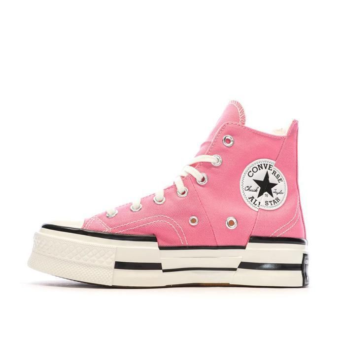 Baskets Roses Femme Converse Chuck 70 Plus Rose - Cdiscount Chaussures