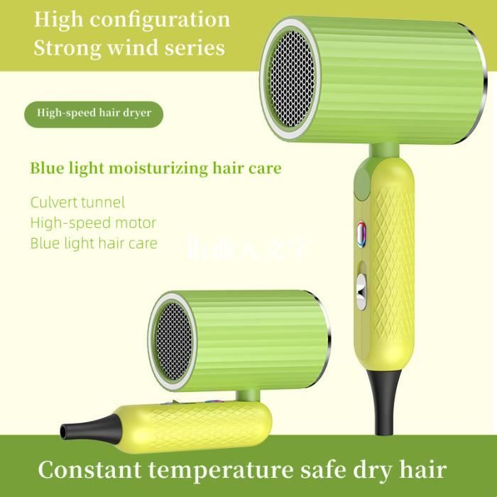 Menthe verte-Sèche cheveux pliable de nouvelle génération, haute ...