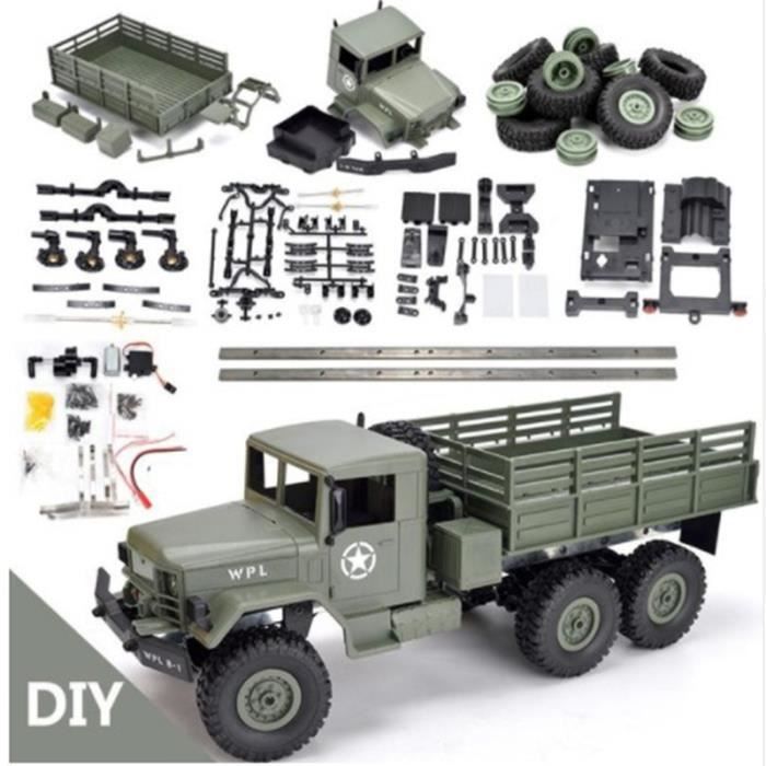 KIT vert armée - Mini Camion Monstre Tout-terrain Télécommandé Wpl B-16 ...
