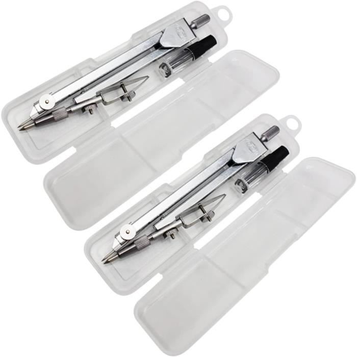 2 Pièces Compas À Dessin En Métal Outils De Précision Outils De ...