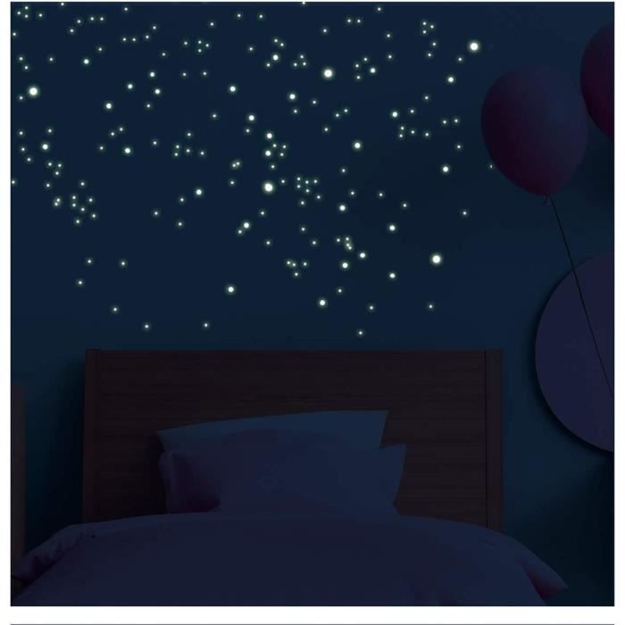 250 stickers ronds phosphorescents[O1323] - Cdiscount Maison
