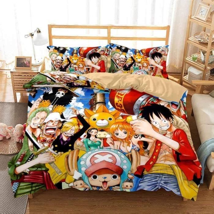 Housse De Couette One Piece Manga Parure De Lit One Piece Anime 1