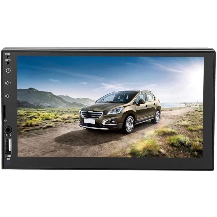 Lecteur multimédia MP5 USB-TF-AUX-FM Bluetooth 4.0 Double 7 Pouces ...