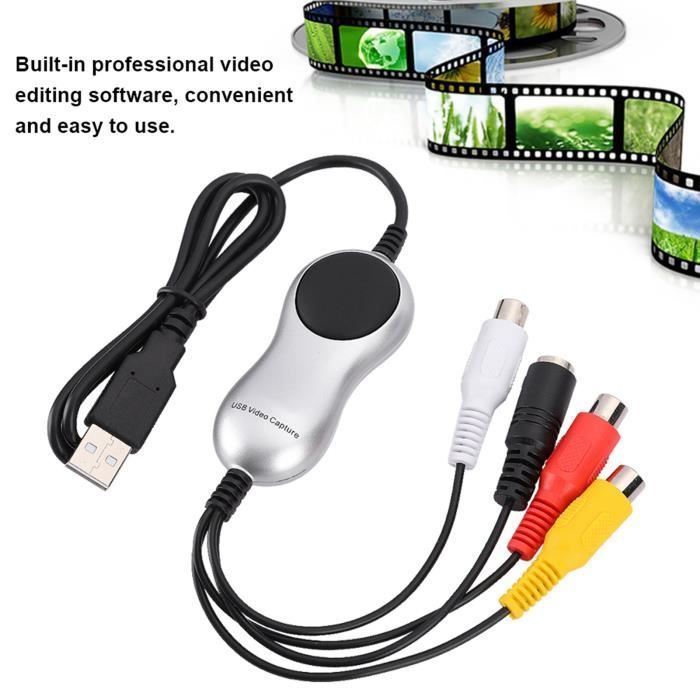 Carte de capture vidéo - DIOCHE - USB 2.0 - Entrée audio RCA ...