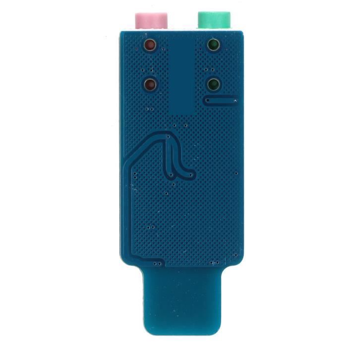 Carte son externe USB - GOTOTOP - CM108 - Portable - Facile à utiliser ...
