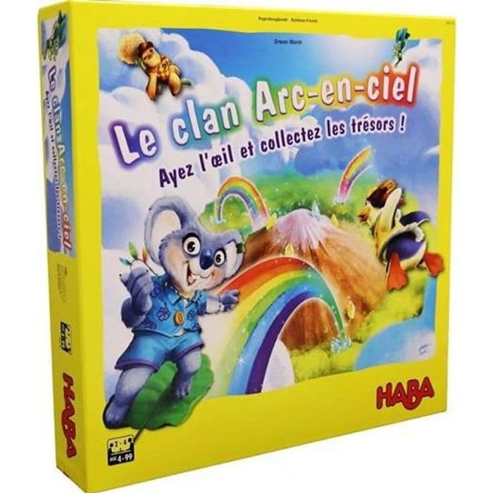 Jeu de société - HABA - Le clan Arc en ciel - 2 ans+ - Multicolore ...