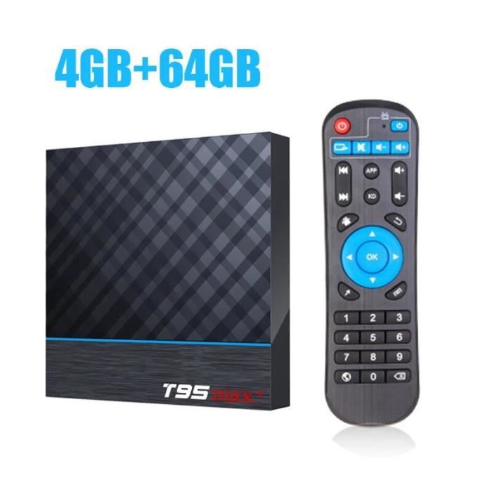Boîtier Smart TV T95 max plus,Android 9.0,Amlogic S905X3,4 go,32 go,64 ...